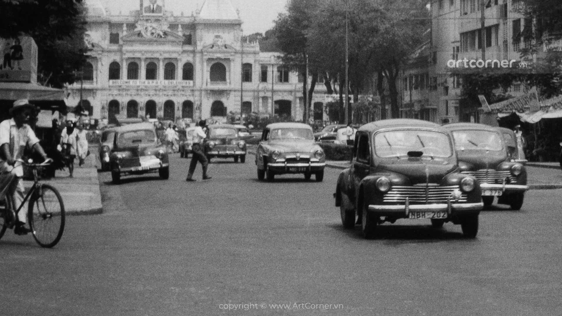 Tòa Đô Chính, Sài Gòn (1959) - Nguyễn Bá Mậu - ArtCorner.vn